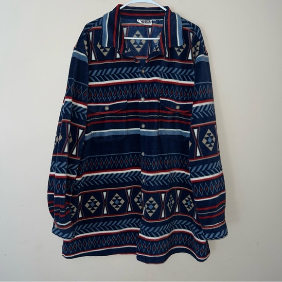 king size | Jackets & Coats | King Size Fleece Shacket Mens 3x 4x No ...